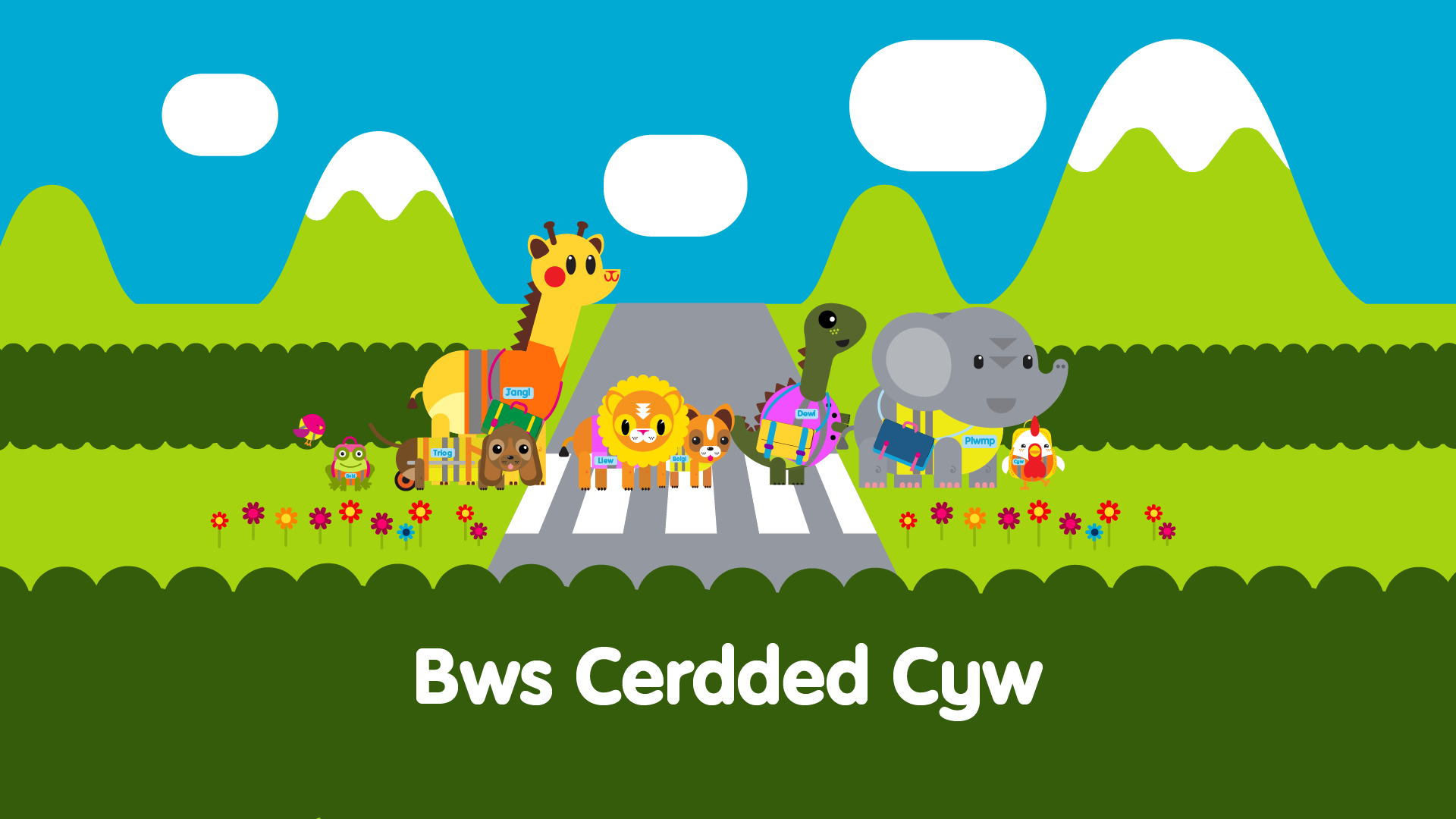 Stori Bws Cerdded Cyw - Cyw