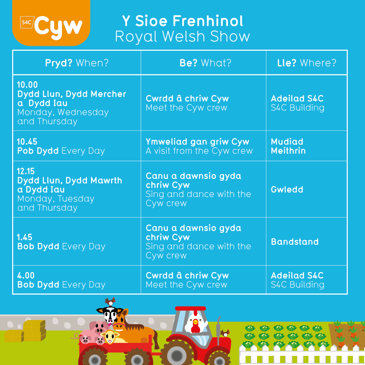 Events - Cyw